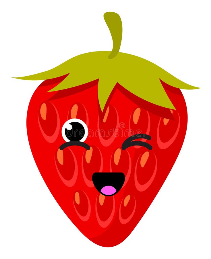 Strawberry Face Stock Illustrations – 7,988 Strawberry Face Stock ...
