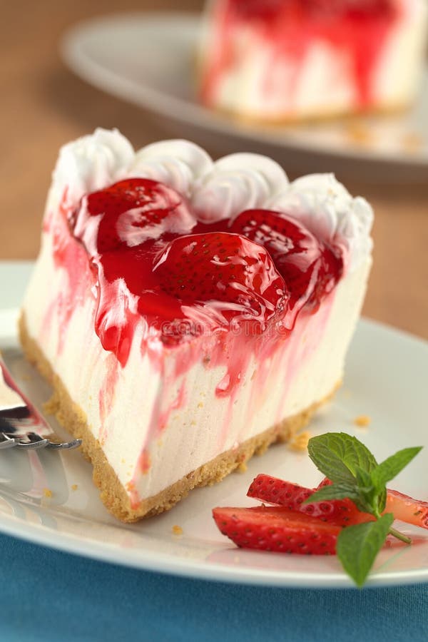 Strawberry Cheesecake stock image. Image of berry, dessert - 22626987