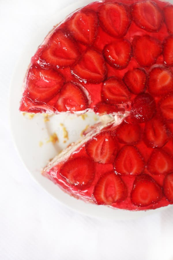 Strawberry Cheesecake stock image. Image of healthy, vegetarian - 25088709