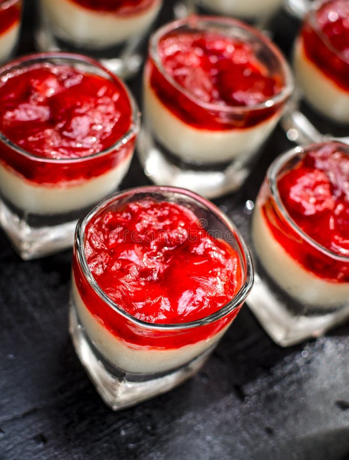Strawberry cheesecakes stock image. Image of cake, dessert - 61052879