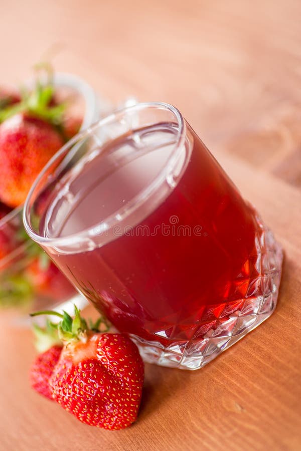 Jar of Strawberry Compote, Isolated Stock Image - Image of hobby ...