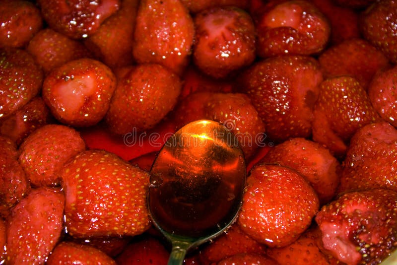 Strawberry cooking stock photo. Image of color, colour - 13951778