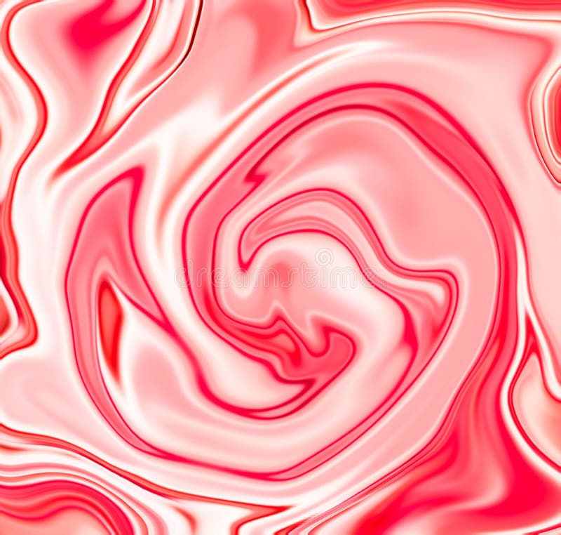 Strawberry Cream Abstract Background. Mesh Liquid Surface Digital ...
