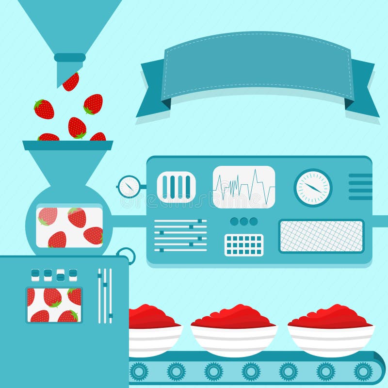 Strawberry Production Stock Illustrations – 580 Strawberry Production ...