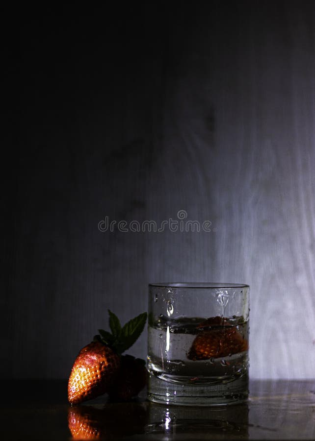 Strawberry drop stock image. Image of healthy, nutrition - 183826821