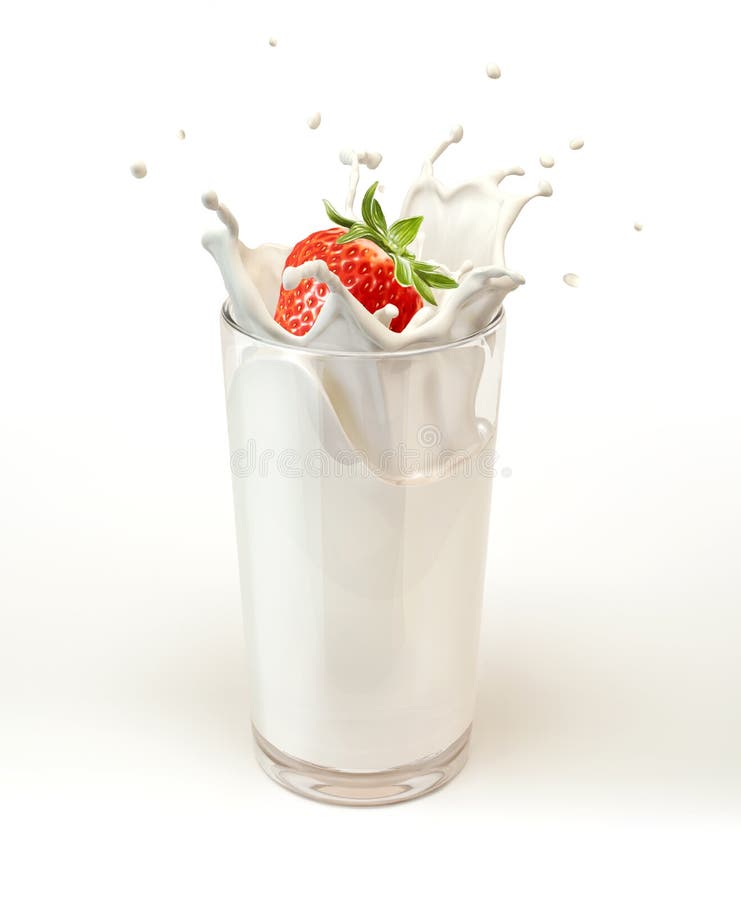 370+ Glass milk strawberry Free Stock Photos - StockFreeImages