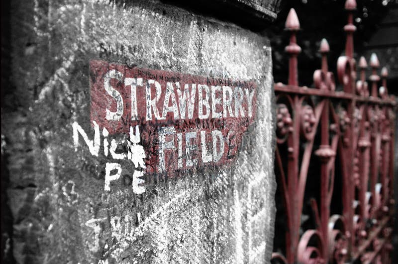 Strawberry Fields Forever stock photo. Image of roll, music - 3832492