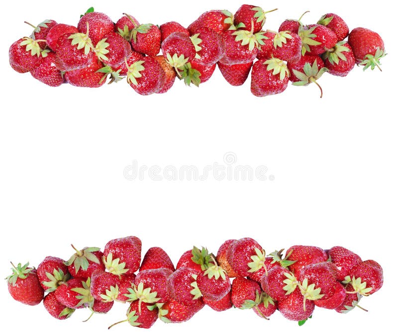Strawberry frame stock image. Image of border, background - 121431