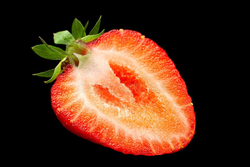 Strawberry fruit closeup stock photo. Image of berry - 245159442