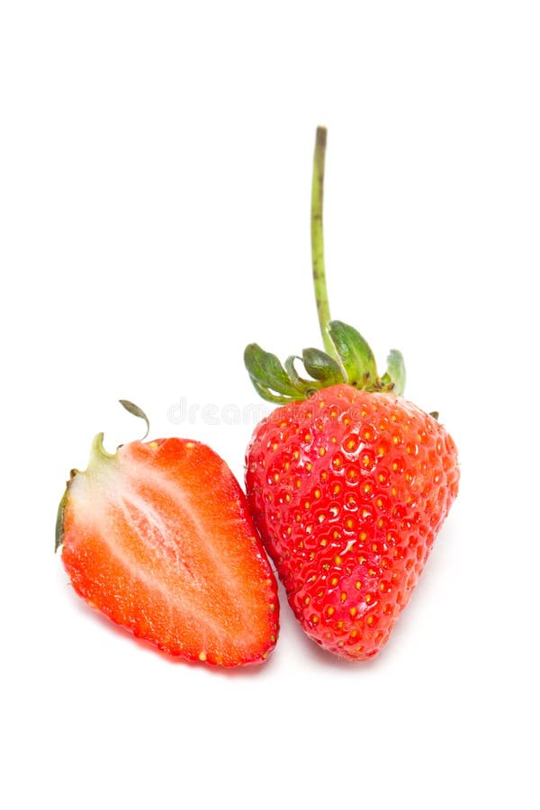 Single Strawberry Fruit. stock image. Image of delicious - 36398847