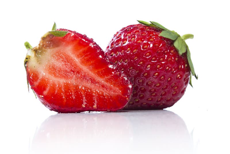 Strawberry and a half stock image. Image of strawberry - 19721097