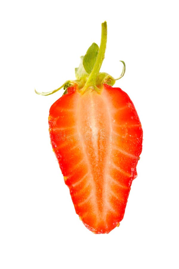 Strawberry in half stock photo. Image of strawberry, healthy - 27124352