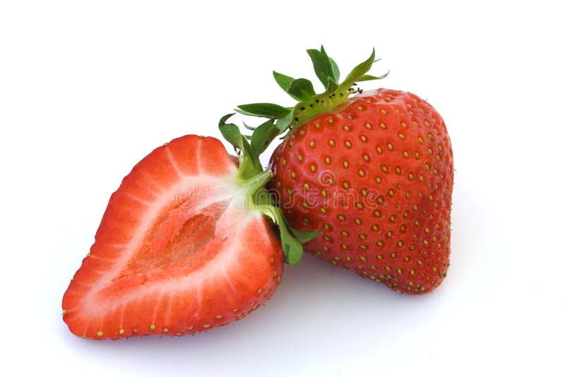 Strawberry and a half stock image. Image of fresh, fruit - 5461193