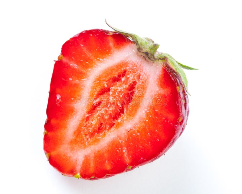 Strawberry half stock image. Image of food, healthy, berry - 79197293