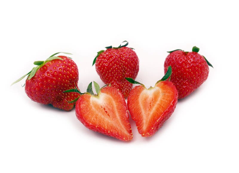 Strawberry heart-shape stock image. Image of beautiful - 9862677