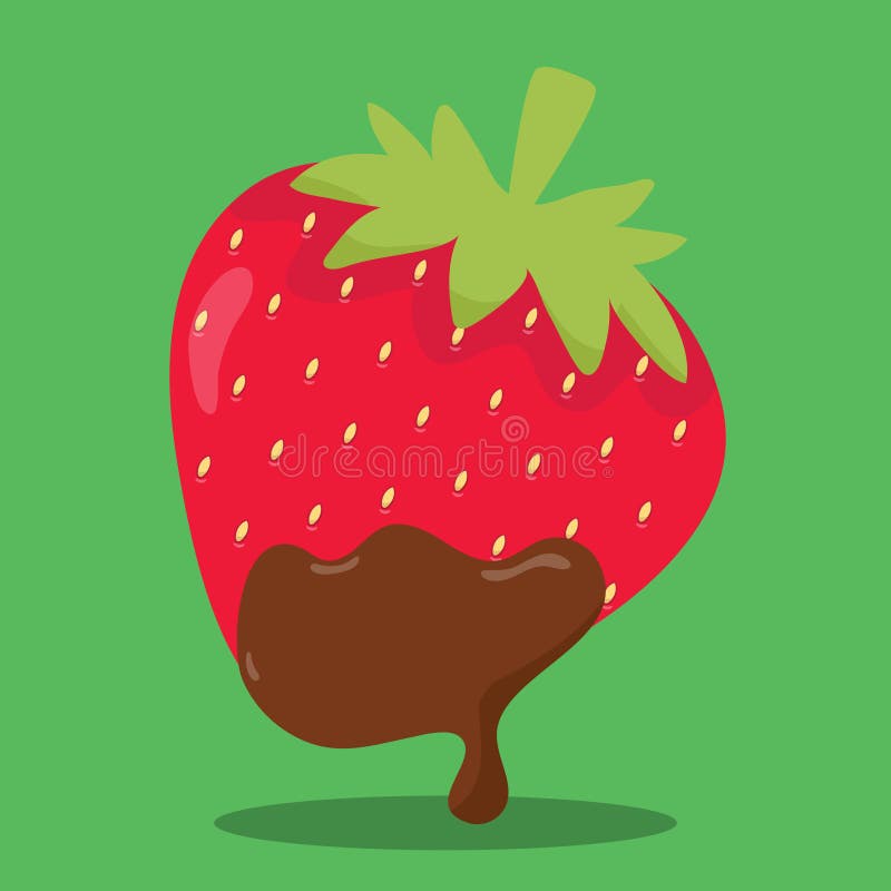 Strawberry Ice Cream Chocolate Dip 07 Stock Vector - Illustration of ...