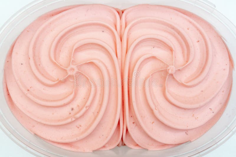 Pink Strawberry Ice Cream Texture Stock Photo - Image of dairy, cream ...