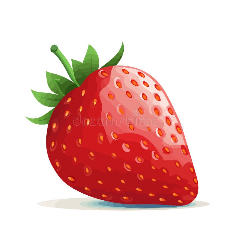 Strawberry Icon. Strawberry Image Isolated. Cute Red Strawberry Stock ...