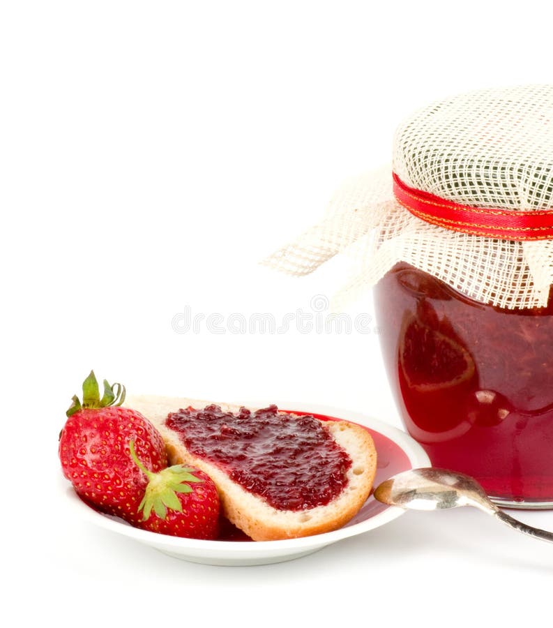 Jam stock image. Image of season, calorie, taste, summer - 1450349