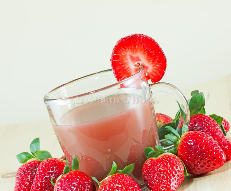 Strawberry juice stock photo. Image of fresh, organic - 38142612