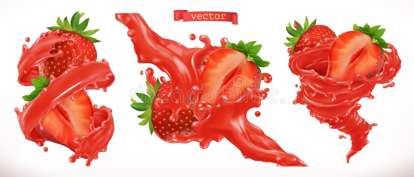 Strawberry Fruit Vector Stock Illustrations – 116,769 Strawberry Fruit ...