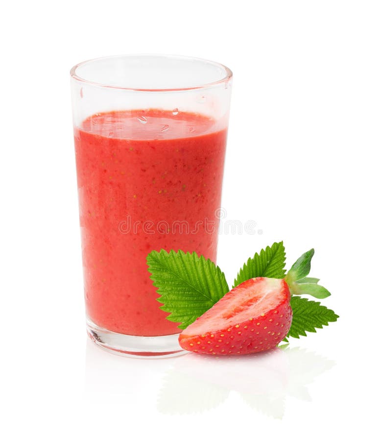 Smoothie Fruit Juice with Fruits Isolated Stock Photo - Image of summer ...