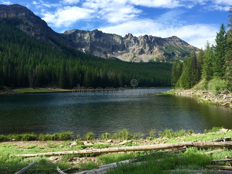 Strawberry Lake is a Popular Hiking Trail in Eastern Oregon. Stock ...