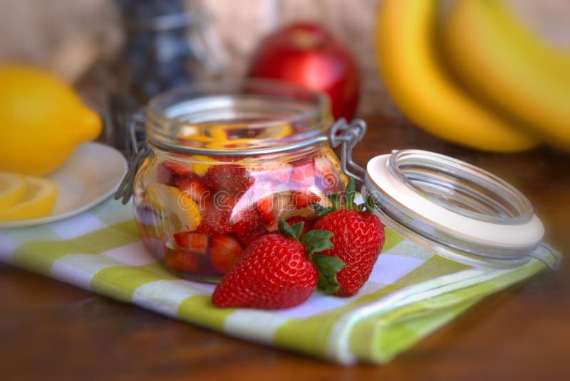 Strawberry and lemon stock photo. Image of preparation - 25250970