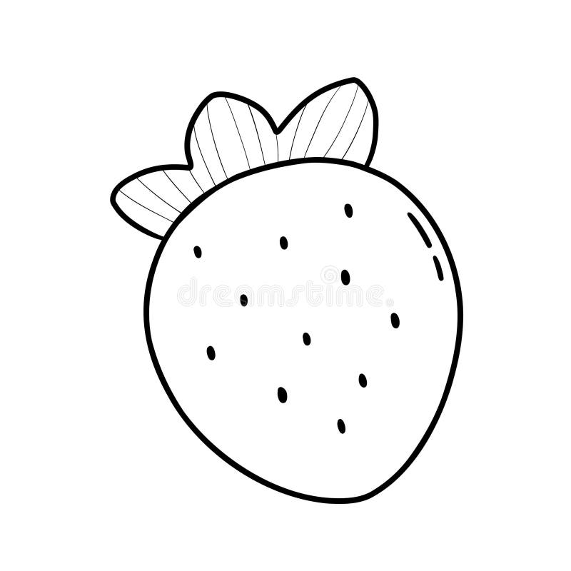 Strawberry Line Drawing Strawberry Line Art Images – Browse 44,069