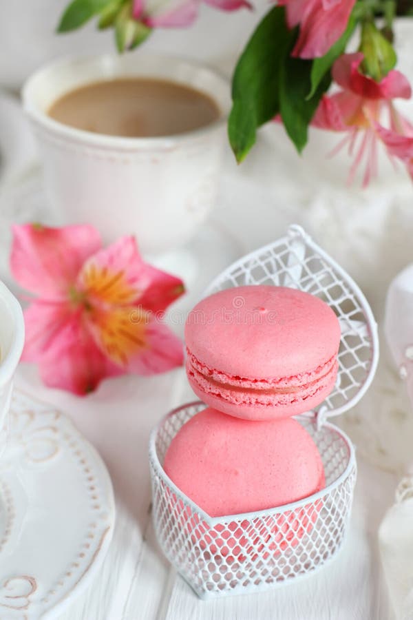 Afternoon tea stock photo. Image of cakestand, macaroon - 17341624