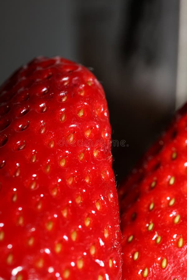 Strawberry Macro Background Modern High Quality Prints Stock Image ...