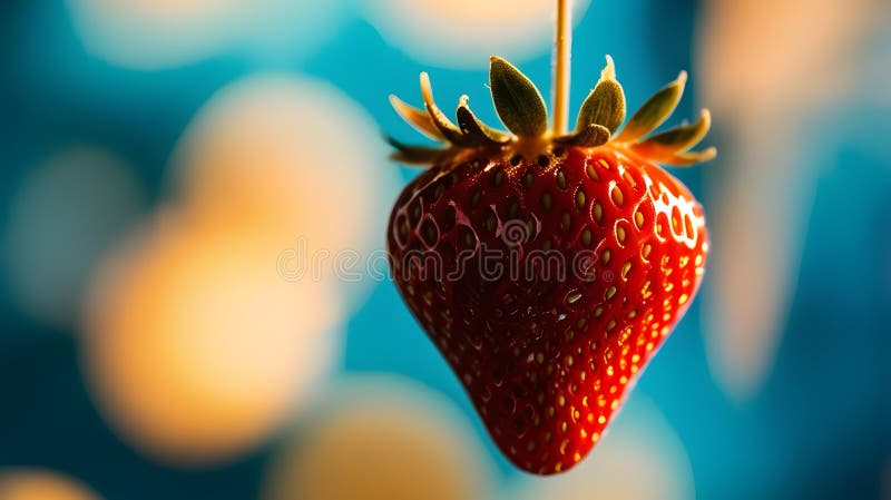 Strawberry Macro Photography Stock Photo - Image of healthy, food ...
