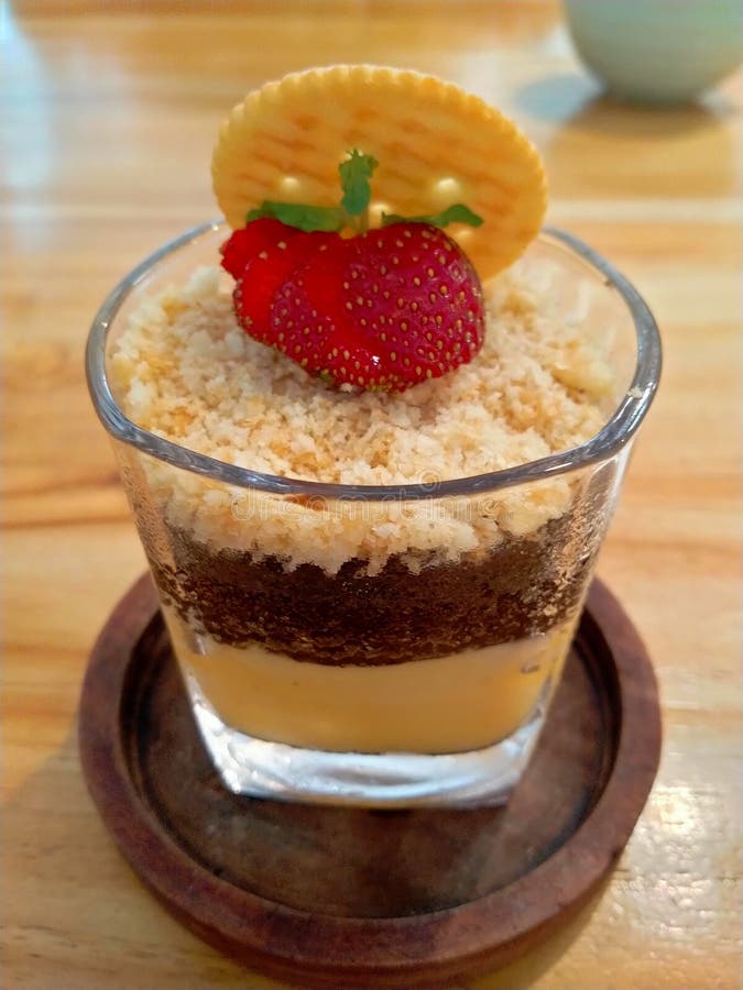 Strawberry Mango dessert stock image. Image of breakfast - 210095383