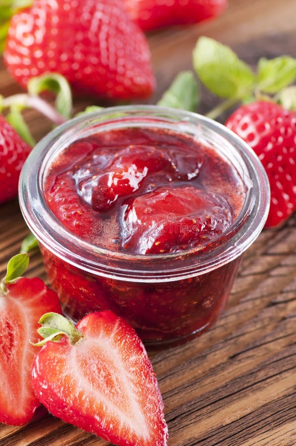 Strawberry marmalade stock image. Image of fresh, fruit - 24057135