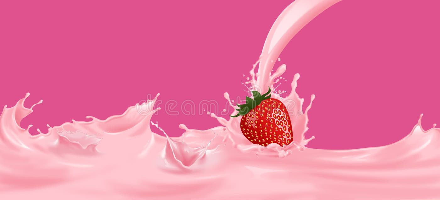 Pink Milk Splash Stock Illustrations – 4,928 Pink Milk Splash Stock ...
