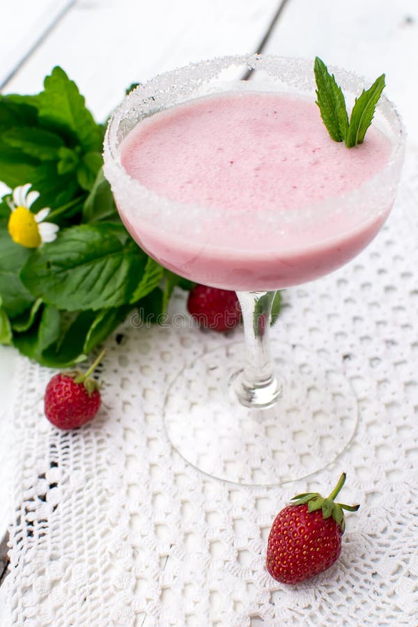 Strawberry milkshake stock photo. Image of healthy, frappe - 25211412