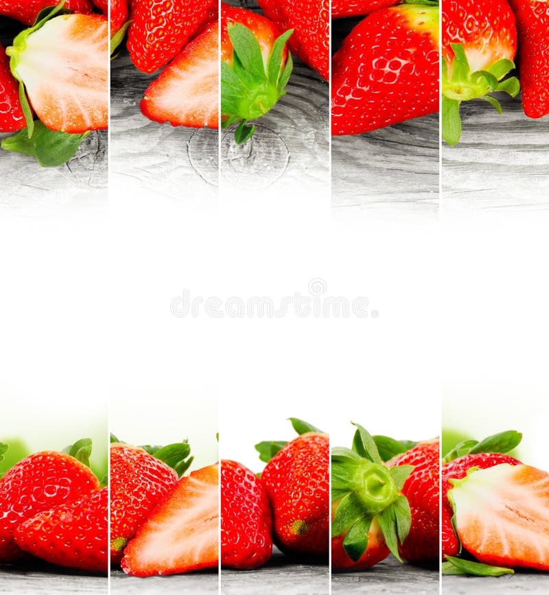 Abstract strawberry frame stock image. Image of dessert - 8242721