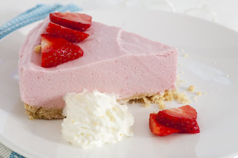 Strawberry Mousse Pie stock photo. Image of sweets, treat - 17103040