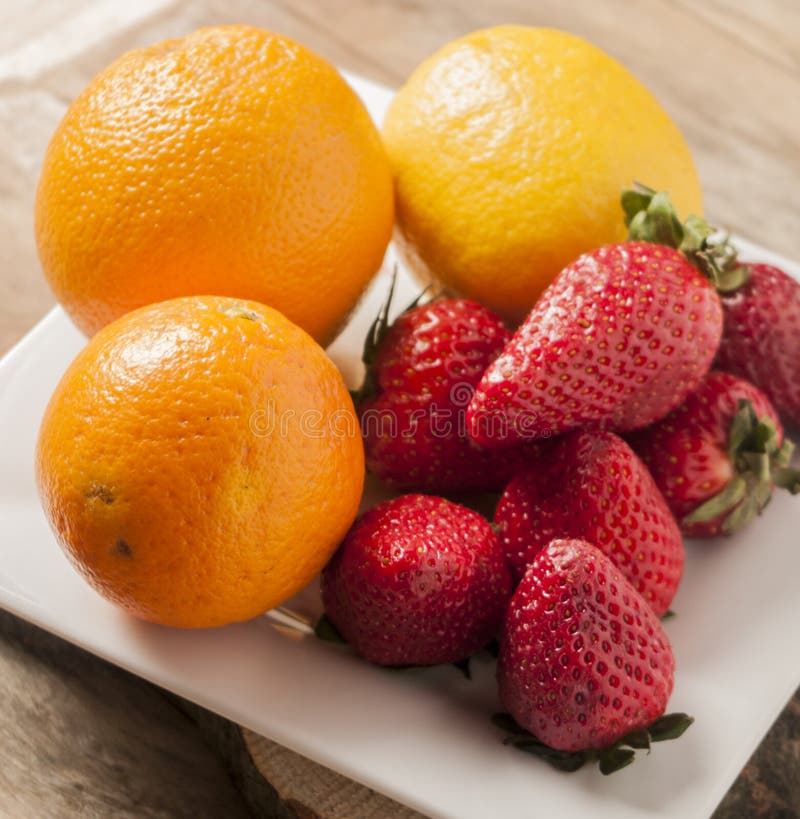 Strawberry and orange stock photo. Image of cuisine, juice - 41435778
