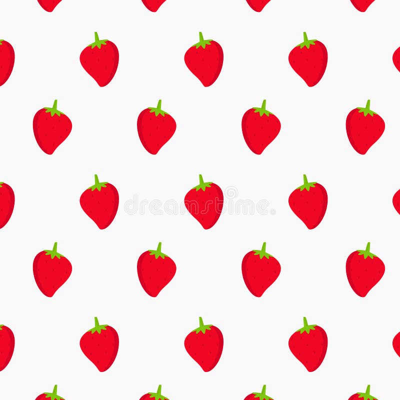 Strawberry Pattern Design stock vector. Illustration of fresh - 94903854