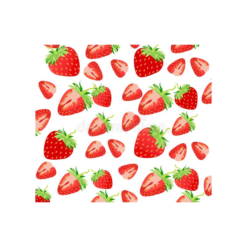 Strawberry Pattern Free Vector Strawberry Pattern Free Vector Stock ...