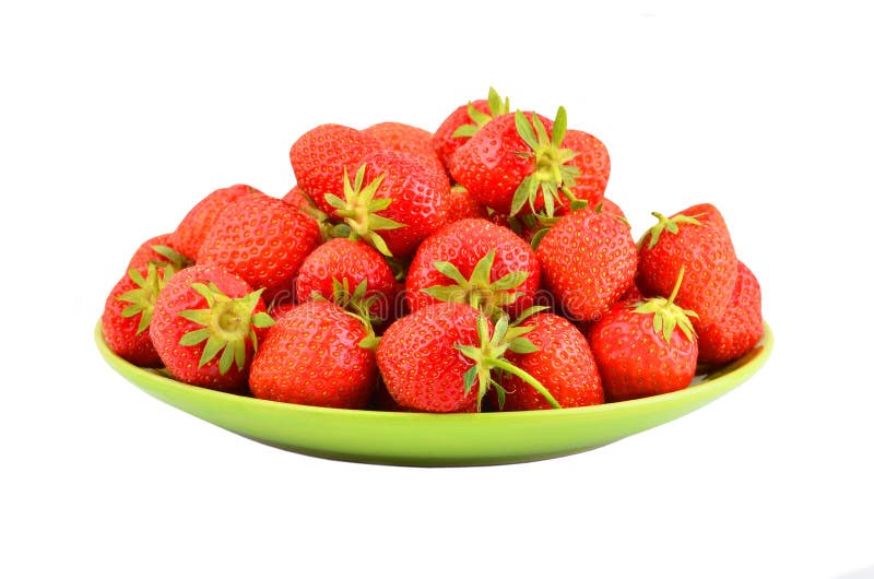 Strawberry on plate stock photo. Image of culinary, breakfast - 73110034