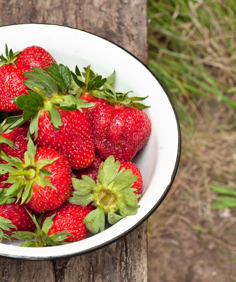 Strawberry on plate stock photo. Image of tasty, compote - 31280890