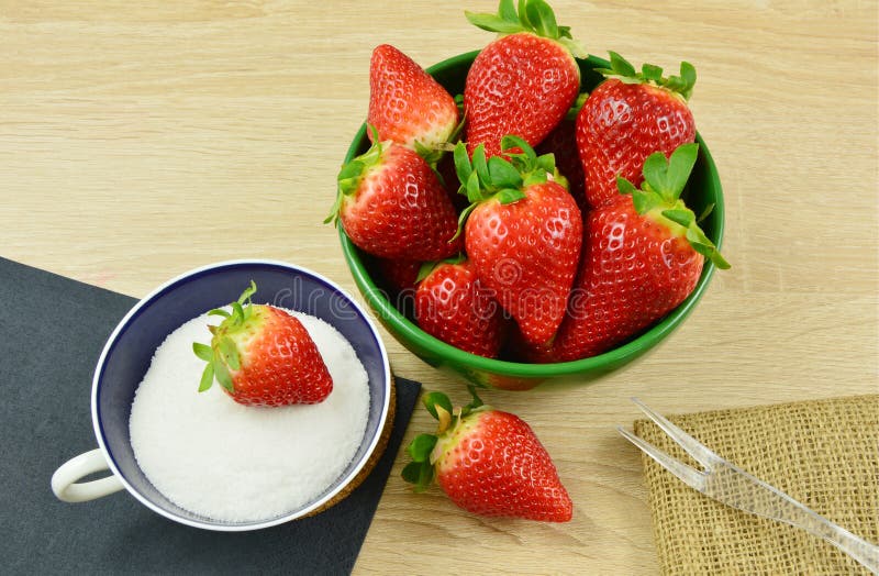 Strawberry stock image. Image of strawberry, sugar, sack - 86019153