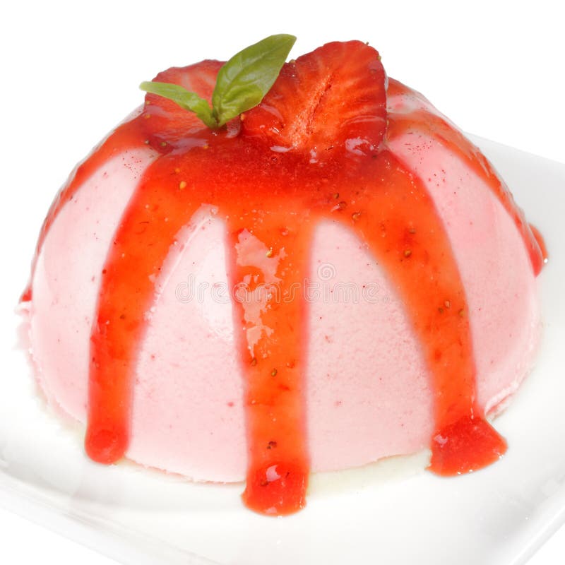 Red fruit pudding stock photo. Image of eating, dessert - 5446634
