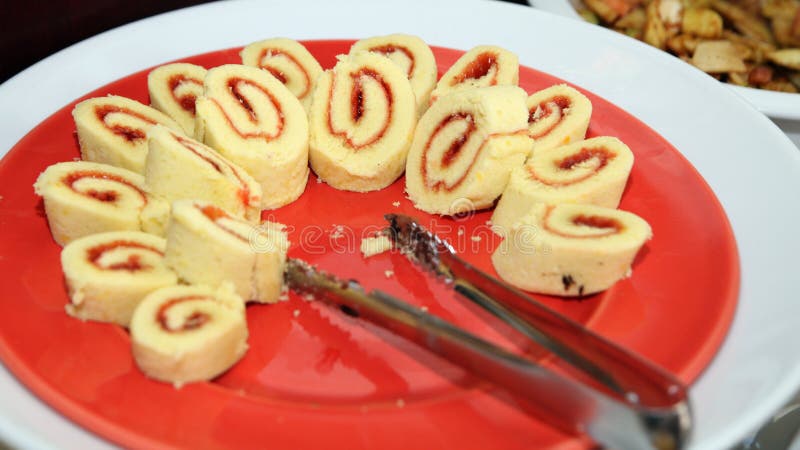 Strawberry Roulette at Buffet Stock Photo - Image of roulette ...