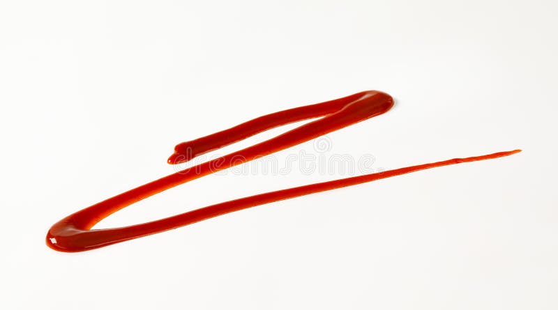 Strawberry sauce drizzle stock image. Image of syrup - 91901915