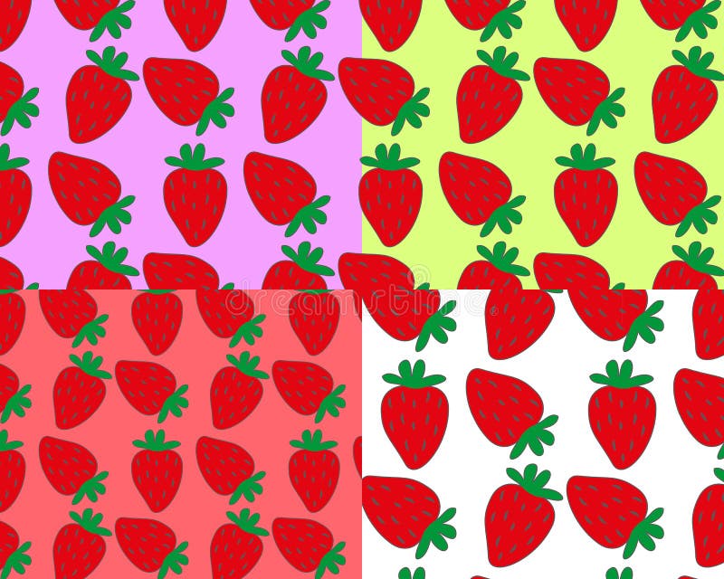 Strawberry backgrounds stock vector. Illustration of abstract - 180802977