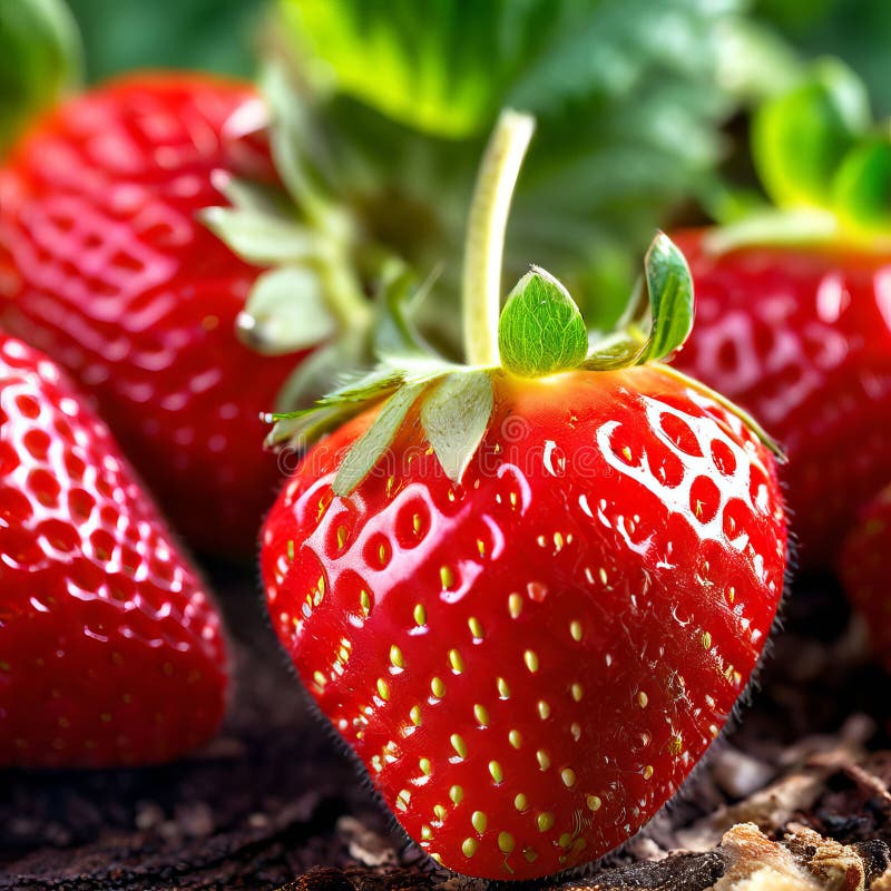 Strawberry Seeds Strawberry Seeds are Small Edible Seeds Foud O Stock ...