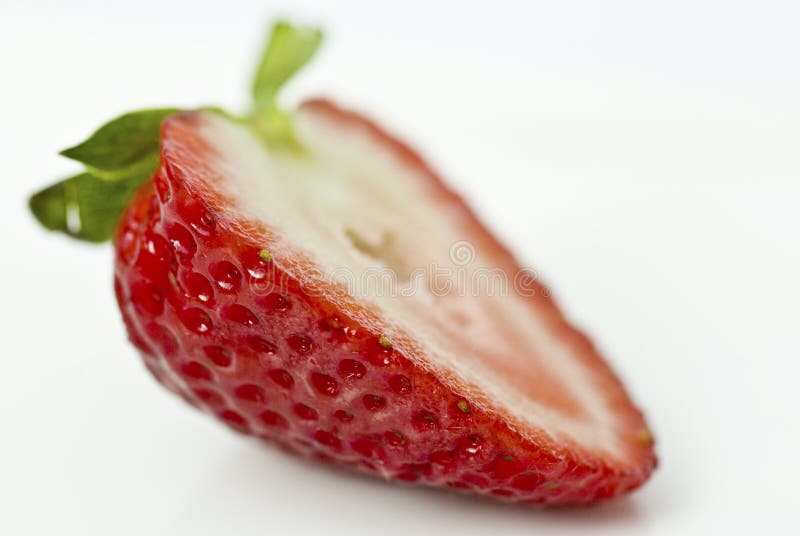 Strawberry Slice stock image. Image of mouth, closeup - 9532227